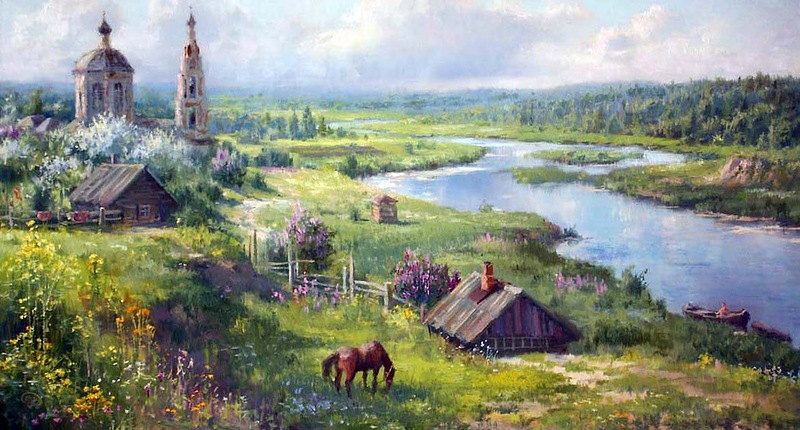 Vladimir Zhdanov, 1959 | Siberian landscape painter | Tutt'Art ...